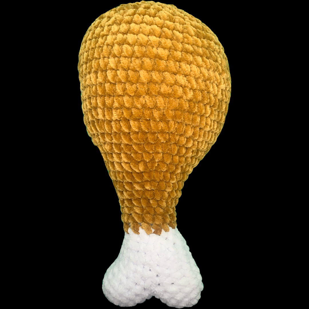 Drumstick Plushie – Button Eye Crochet