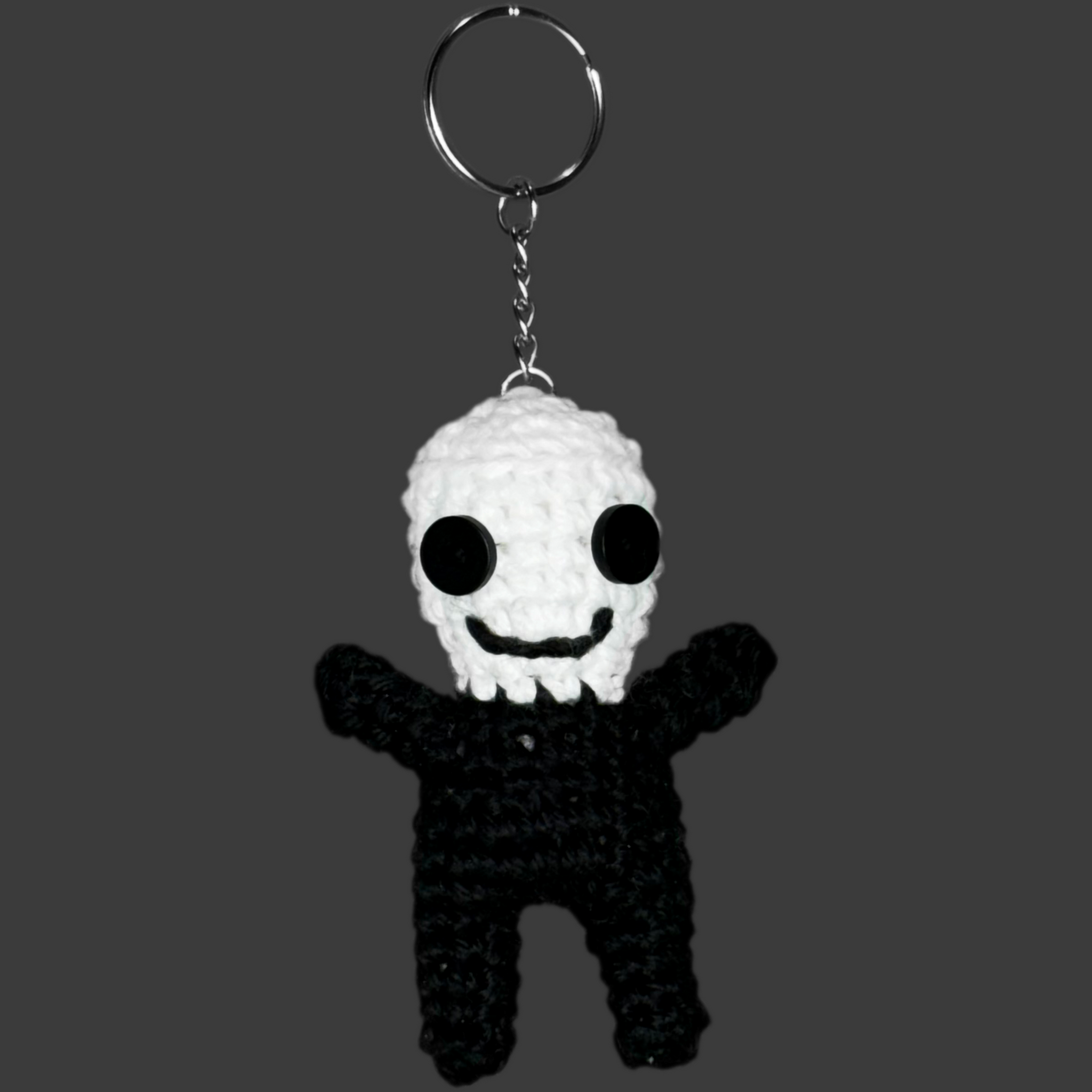 Lil Maejok Keychain – Button Eye Crochet